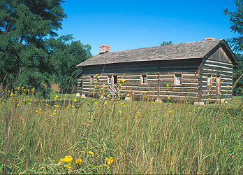 Council House in Fort Atkinson State Historic Park (1819-27) in Fort ...