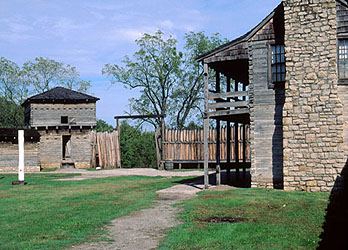 Fort Osage National Historic Landmark (1808-27), a fur trading post ...