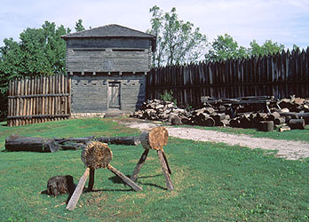 Fort Osage National Historic Landmark (1808-27), a fur trading post ...