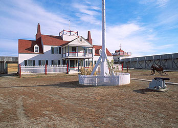 Bourgeois House (1851) in Fort Union Trading Post National Historic ...
