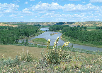 Lewis explored the Marias River up to Cut Bank Creek in July, 1806 in ...