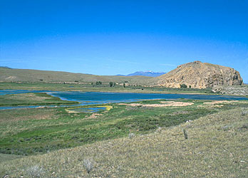 Beaverhead Rock State Park landmark recognized by Sacajawea 8/10/1805 ...
