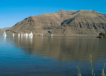 Snake River around Chief Timothy State Park in Washington. L&C 10/11/1805