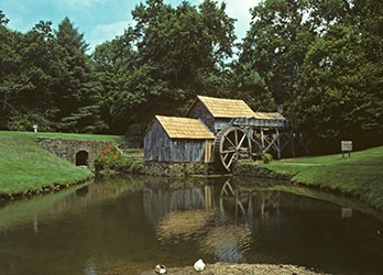 Mabry Mill (1910), mile 176 on Blue Ridge Parkway, now museum in Floyd ...