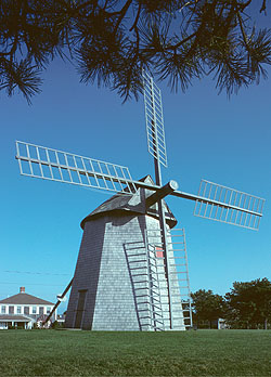 Chatham Windmill (1797) on Cape Cod in Chatham, Massachusetts