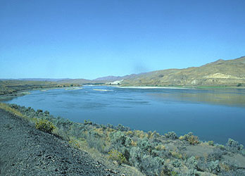 Snake River near Farewell Bend State Park, Oregon along Oregon Trail