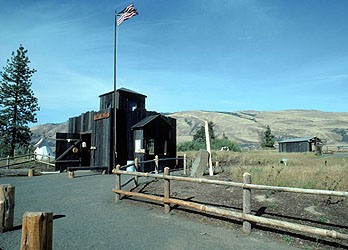 Fort Dalles Museum (1850) along Oregon trail in The Dalles, Oregon
