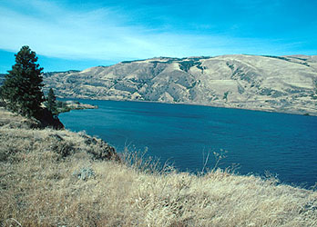 Columbia River, part of the River route for the Oregon trail in Oregon