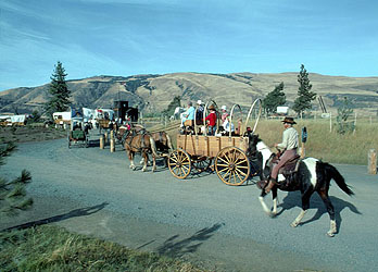Fort Dalles Museum (1850) along Oregon trail in The Dalles, Oregon