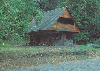 Baker Cabin (1846) near Carver, Oregon along Oregon trail