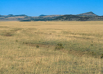 Santa Fe trail Wagon Ruts at Point Of Rocks, Santa Fe trail landmark in ...