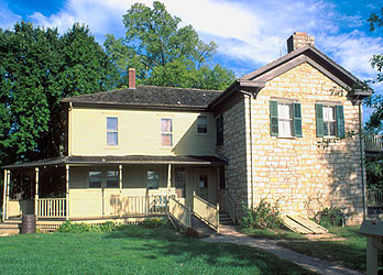 Mahaffie Farmstead & Stagecoach stop (1858) in Olathe, Kansas