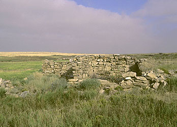 Ruins of David Trujillo Homestead in Trujillo Springs on Cimarron ...