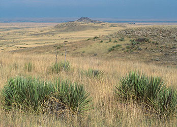 Wolf Mountain, Santa Fe trail landmark along Cimarron County Cutoff in ...
