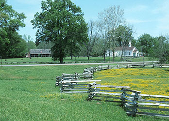 French Camp Historical Area (1812) along mile 180.7 of Natchez Trace ...