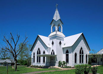 St. Paul Lutheran Church (1896) in Nordheim, Texas