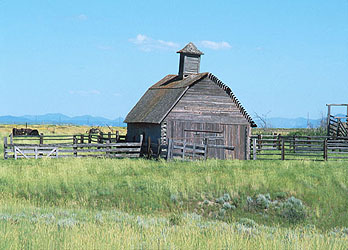 Rustic Barn in Fergis County, Montana